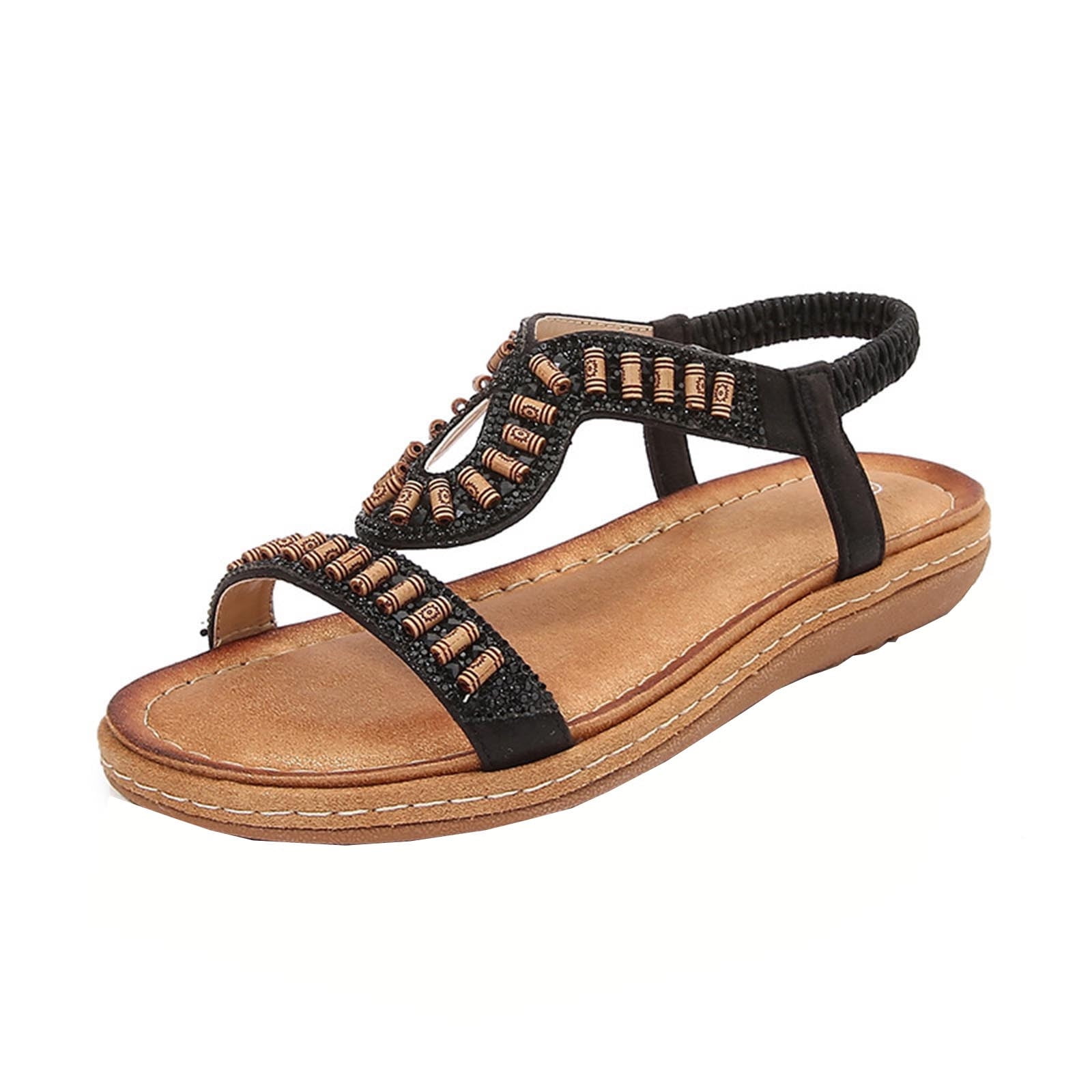 Levmjia Trendy Sandals For Women 2025 Non-Slip Cushioned Roman ...