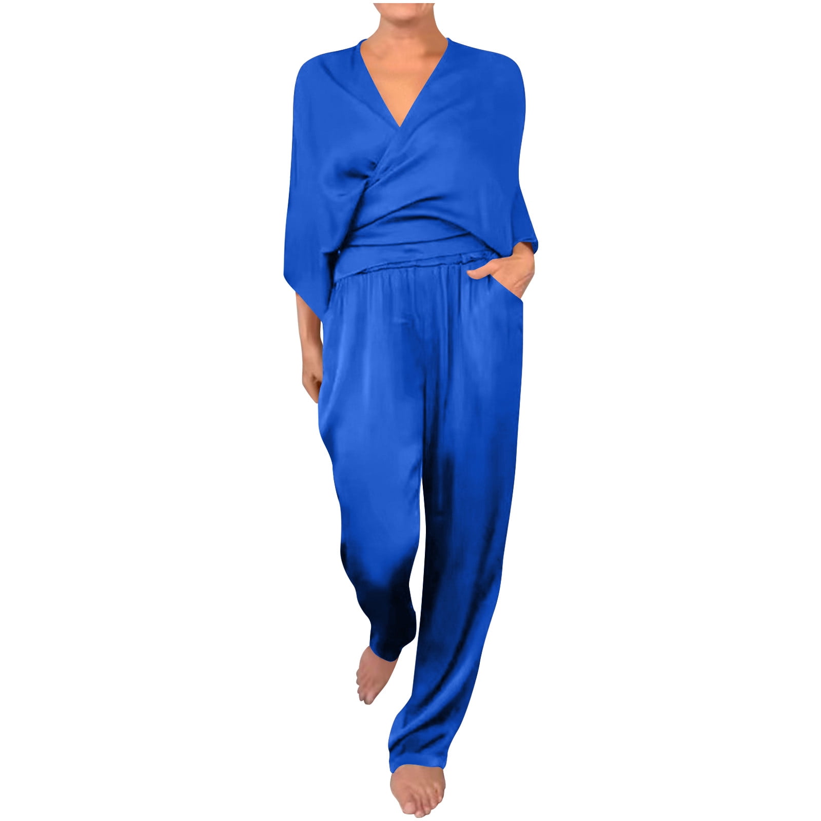 Levmjia Two Piece Short Sets For Women Summer Slim-Fit Casual Polyester ...