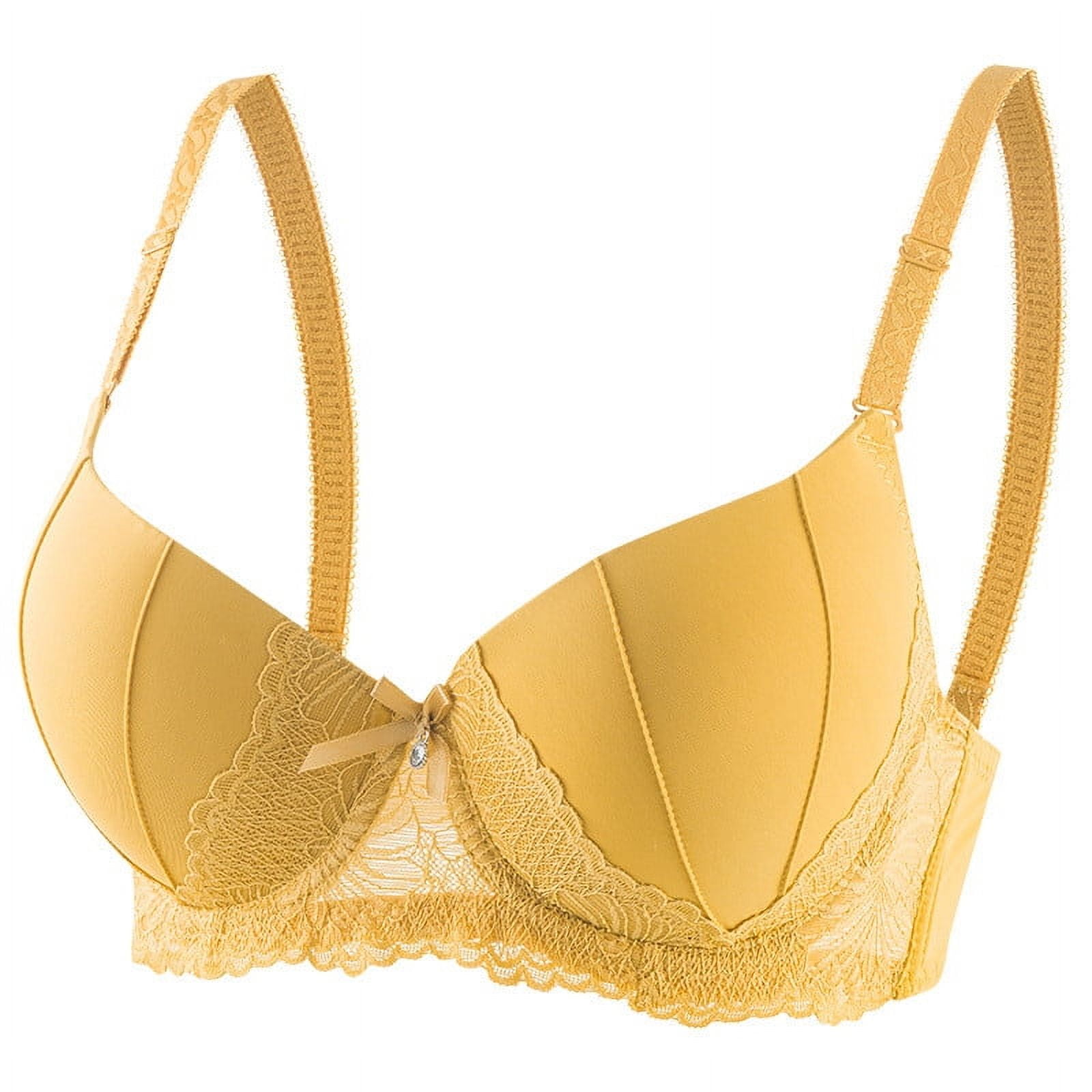 Levmjia Women Comfortable Bra Adjustable Wireless Seamless Soft Cotton ...