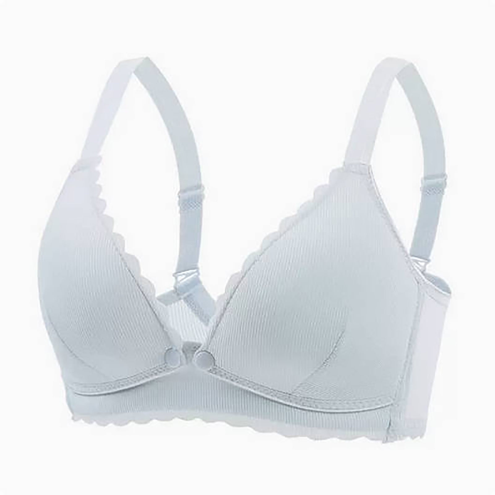 Levmjia Women Front Closure Bra No Wire Comfortable Support Wireless ...