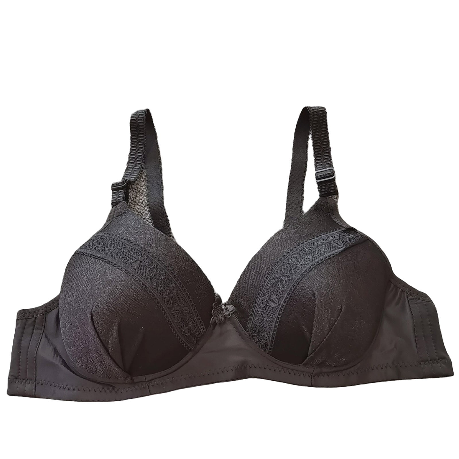 Levmjia Women Front Closure Bra Wireless Comfort Bras for Middle Aged ...