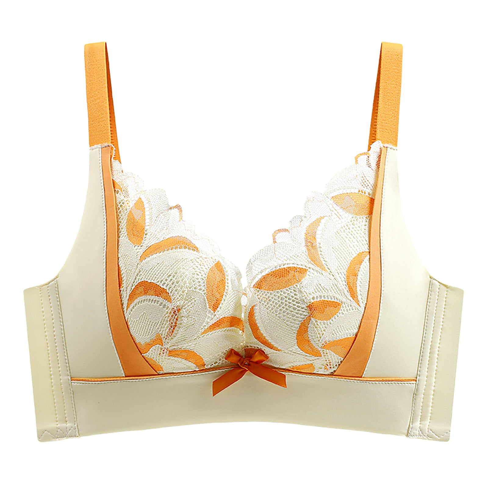 Levmjia Women Push Up Bra Wireless Lace No Underwire Seamless Comfortable T Shirt Bra For Small ...