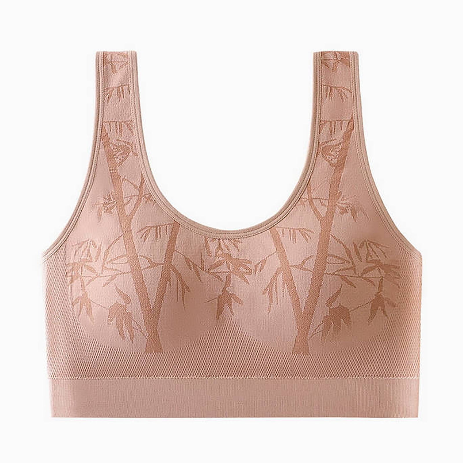 Levmjia Women Seamless Sports Bra Wireless Comfortable Support Push Up ...