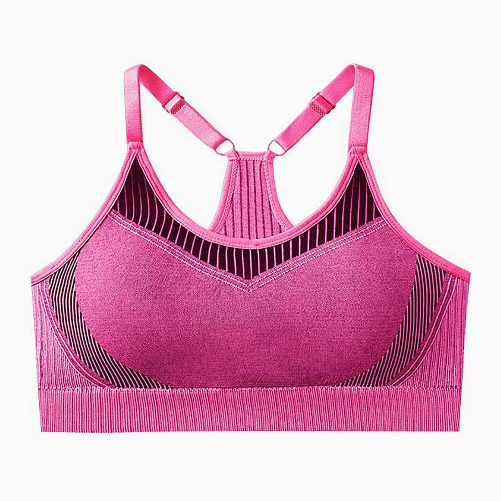 Levmjia Women Seamless Sports Bra Wireless Comfortable Supportive Yoga ...