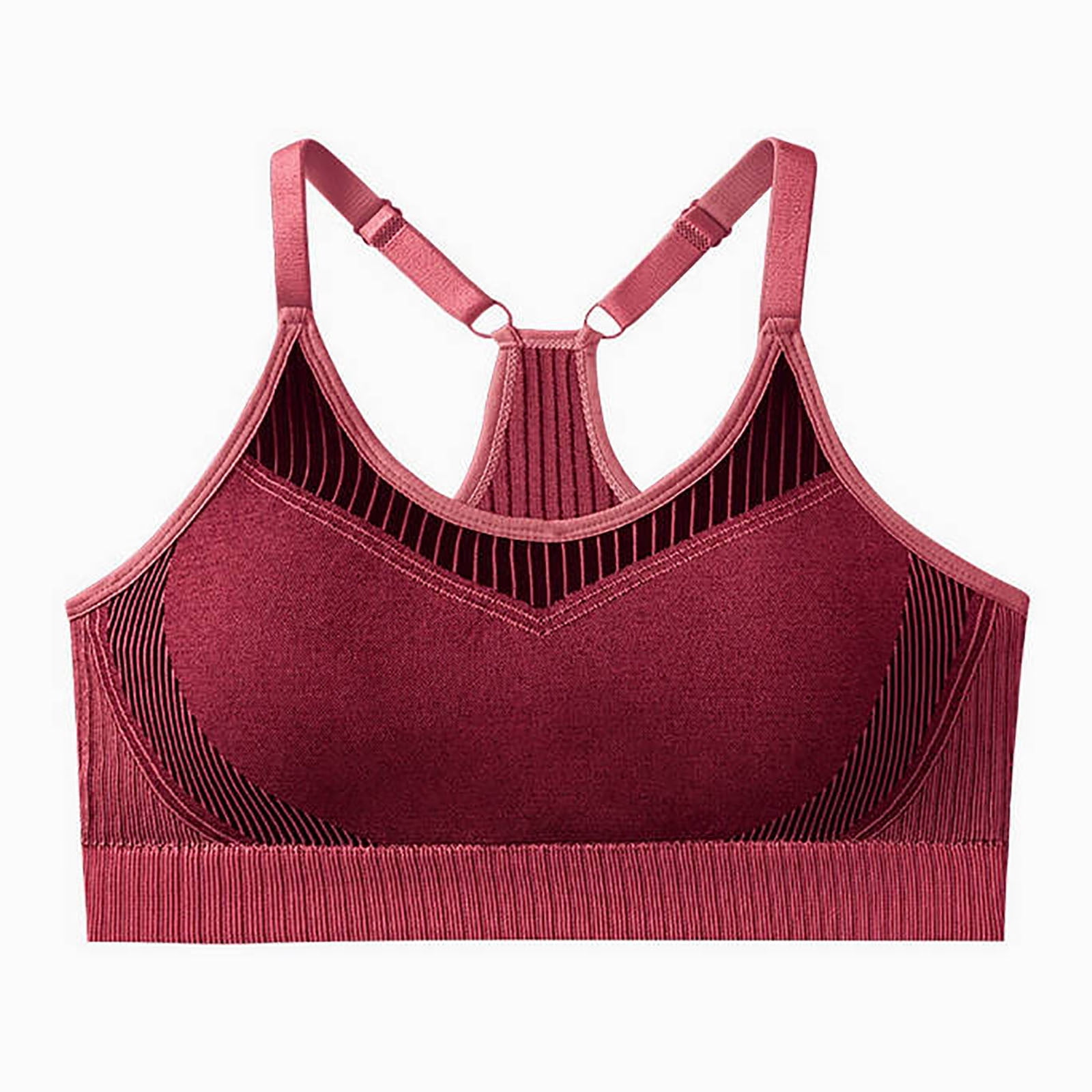 Levmjia Women Seamless Sports Bra Wireless Comfortable Supportive Yoga ...