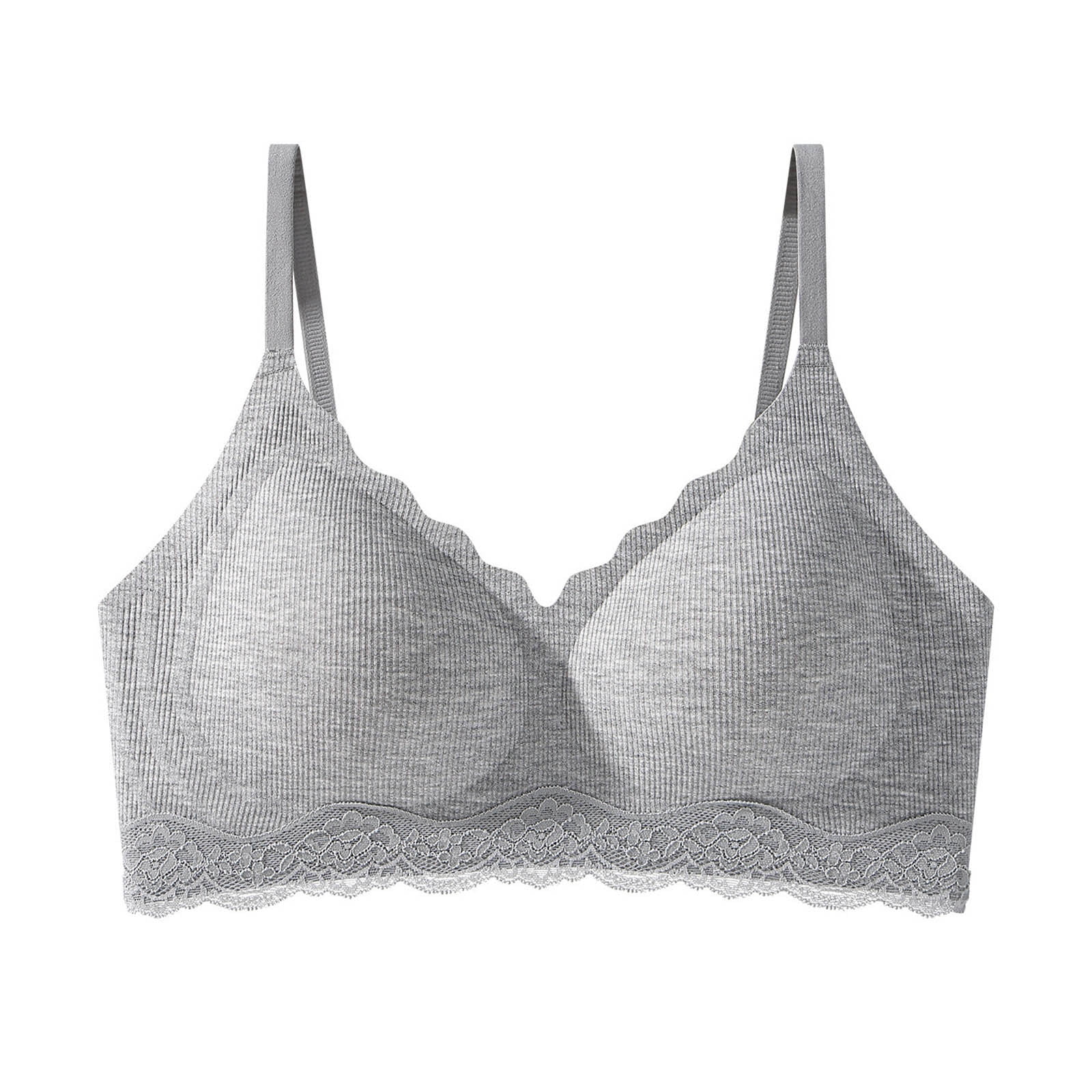 Levmjia Women Wireless Bra Ultra Comfortable Seamless Solid Color ...