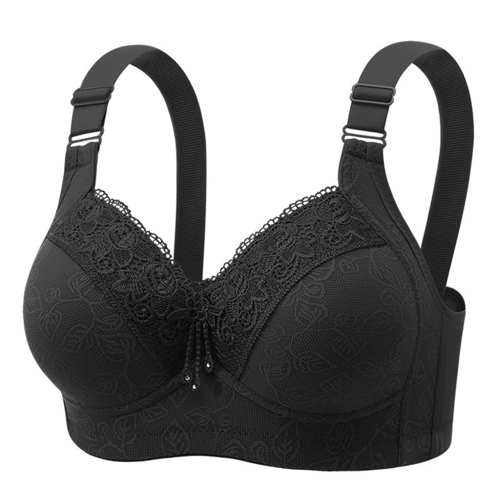 Levmjia Women Wireless Comfortable Breathable Push Up Bra Non Padded ...