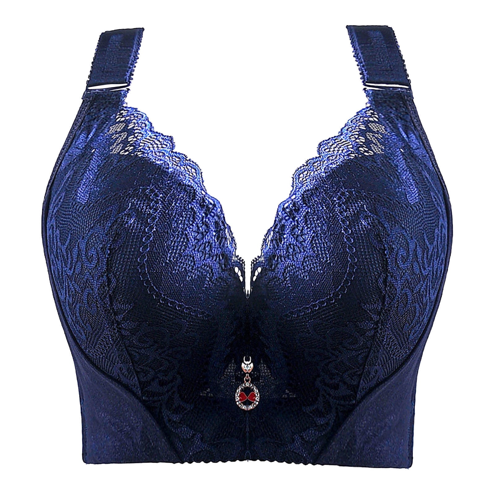 Levmjia Women's Bra Comfortable Wireless Bras Full Coverage Lace ...