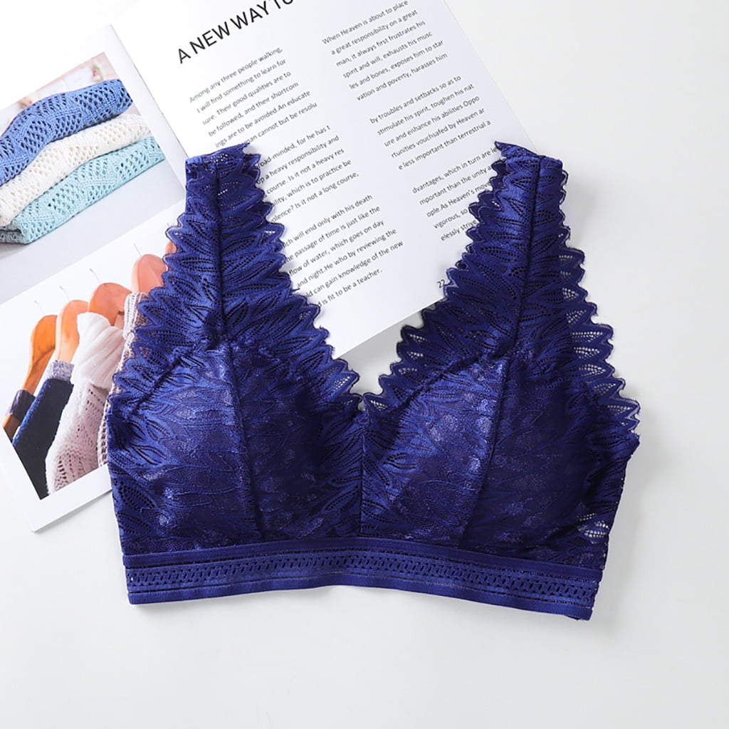 Levmjia Women's Bras Plus Size Sexy Lace Wrap Chest Tube Top Beauty ...