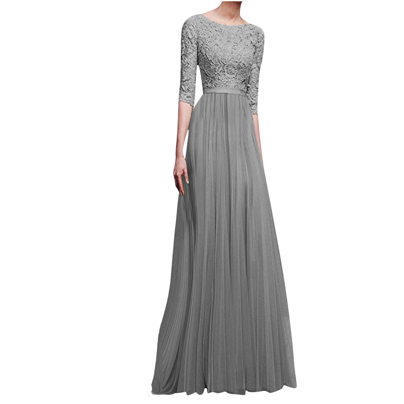 Levmjia Women's Summer Dress Plus Size Clearance Women Formal Wedding ...