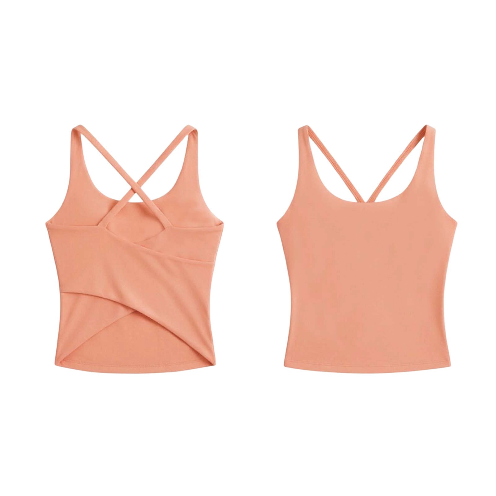 Levmjia Women's Workout Tank Top Crisscross Back Strappy Activewear ...