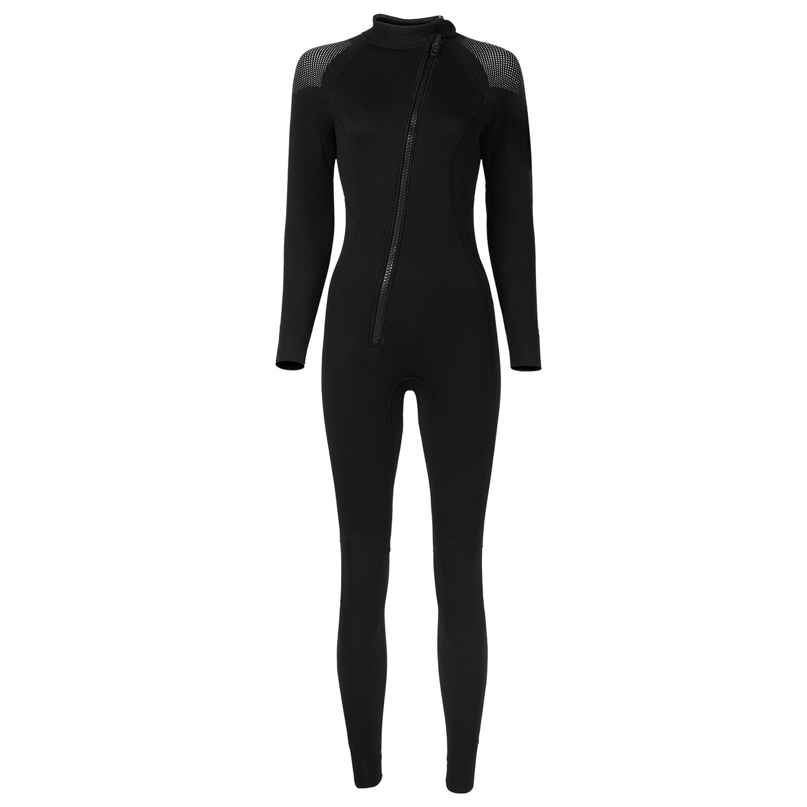 Levmjia Womens 3mm Wetsuit Full Body Coverall Nylon Spandex Thermal ...