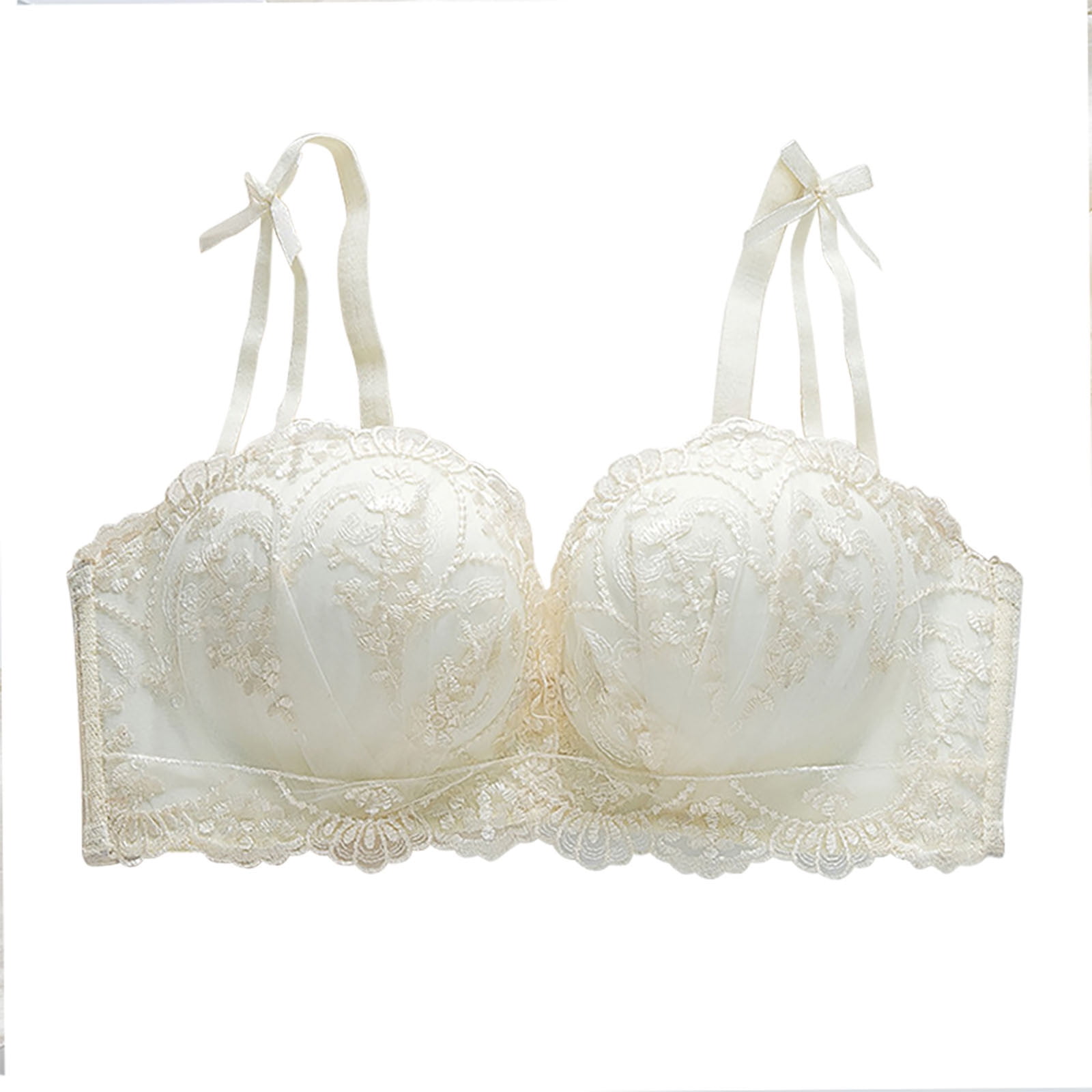 Levmjia Womens Bras Sexy Lace Non Padded Wireless Comfortable No ...