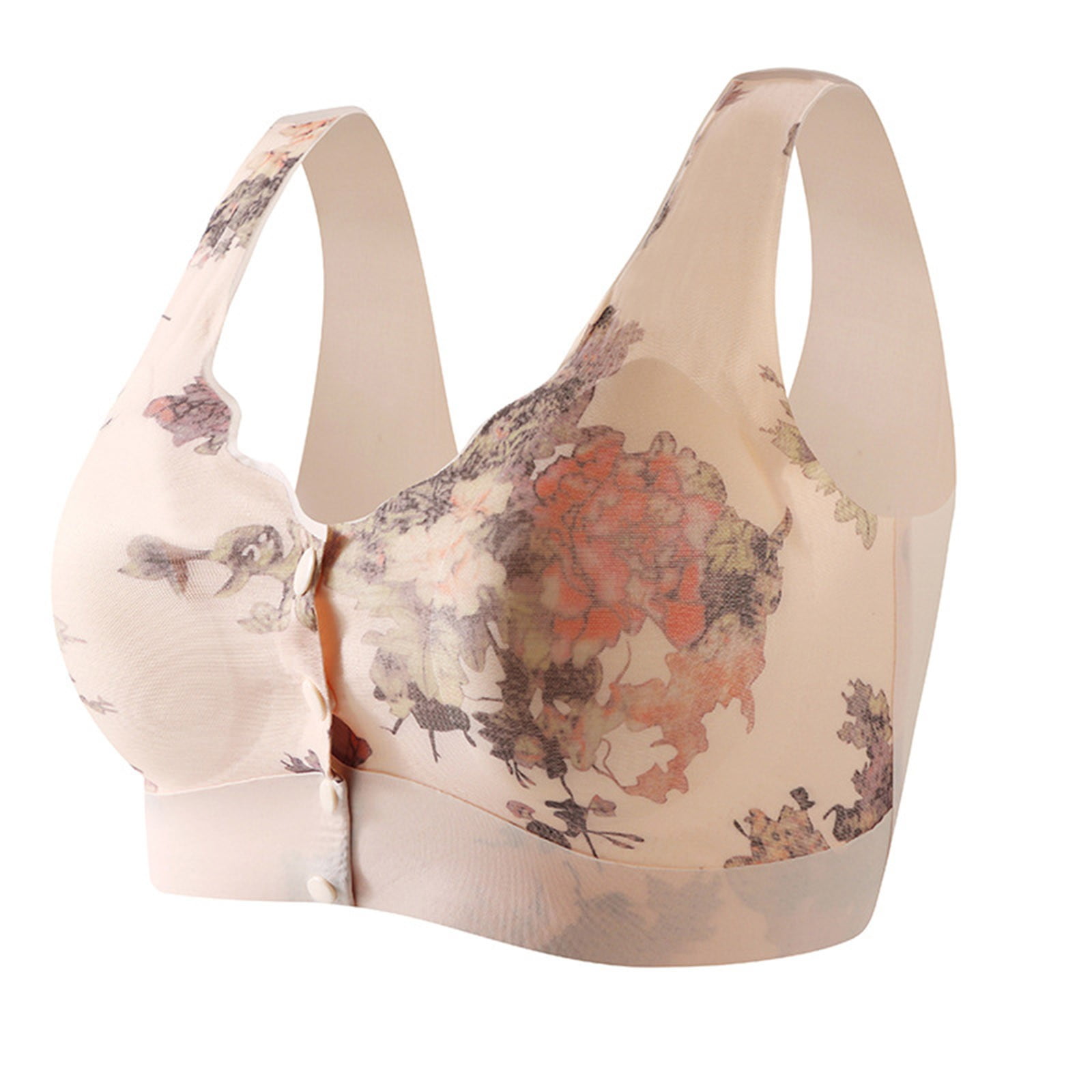 Levmjia Womens Bras Strapless Lace No Wire Comfortable Invisible Underwire Free Push Up Bralette ...