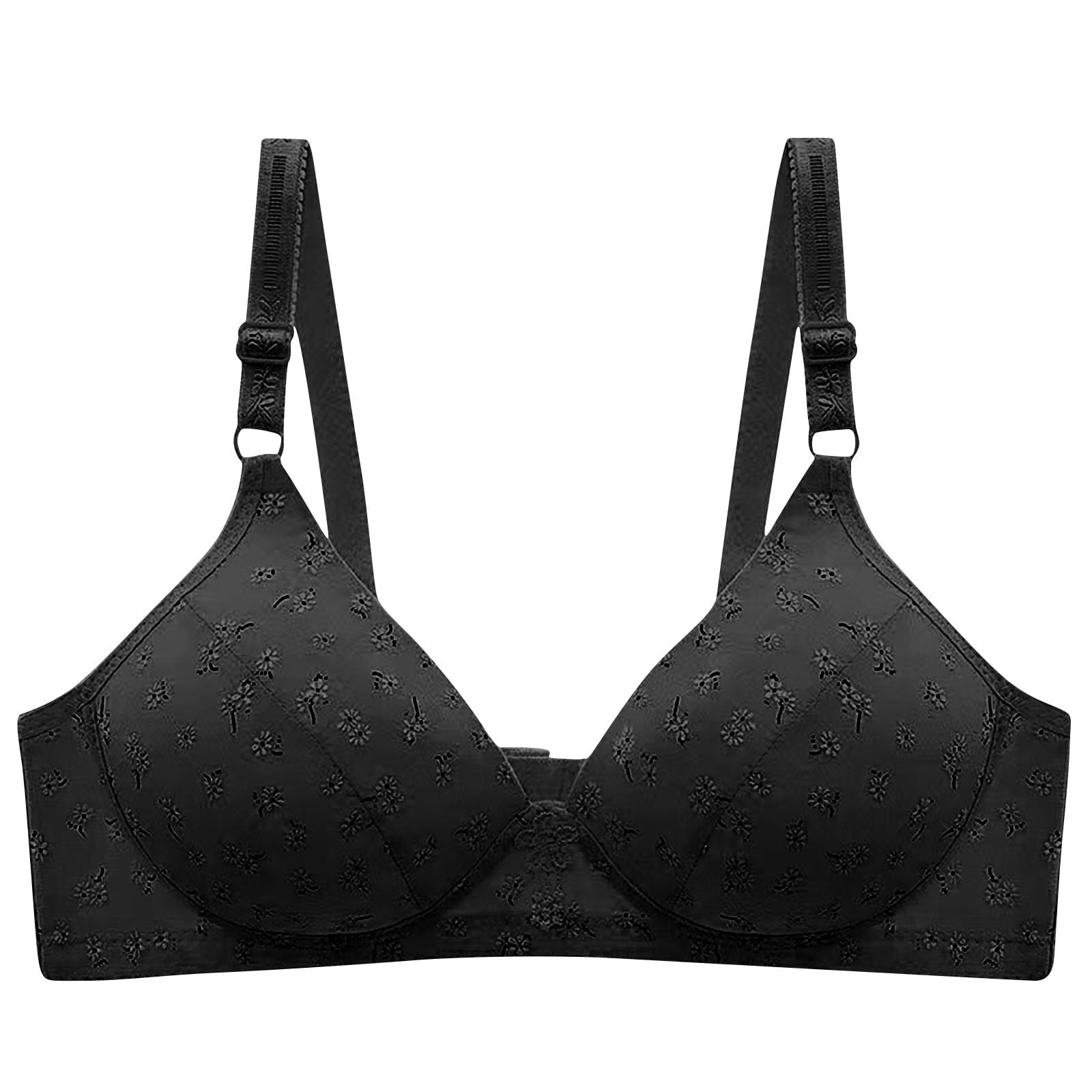 Levmjia Womens Bras No Wire Comfort Wireless Bralette Full Coverage Seamless Soft Breathable ...
