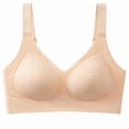 Levmjia Womens Seamless Wireless V-Neck Bra Breathable Comfortable ...