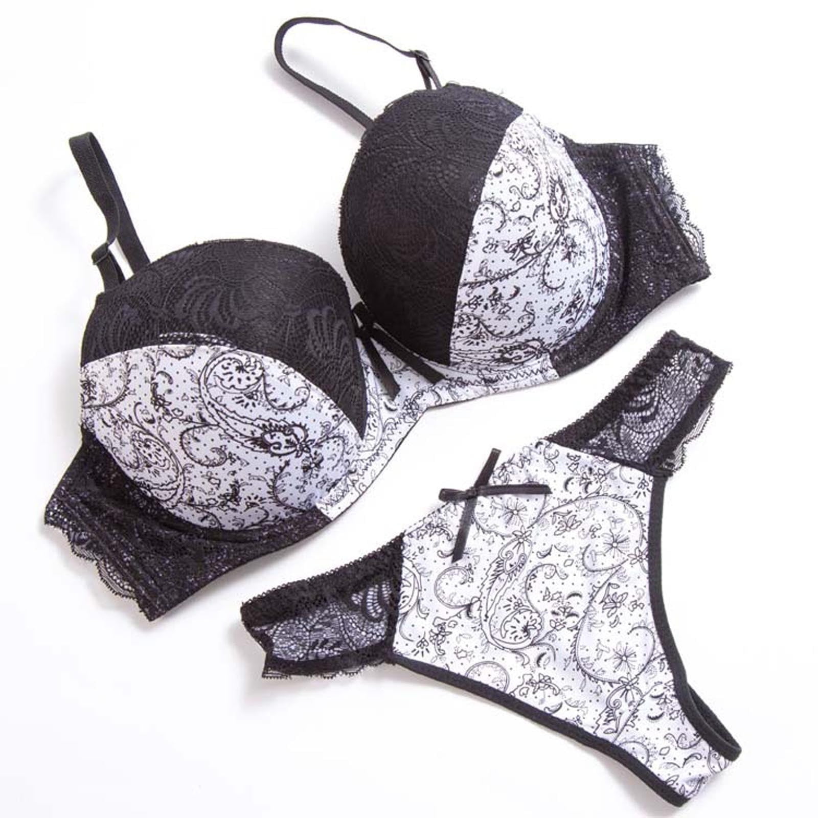 Levmjia Womens Underwire Cute Lingerie Fashion Women Sexy Lace ...