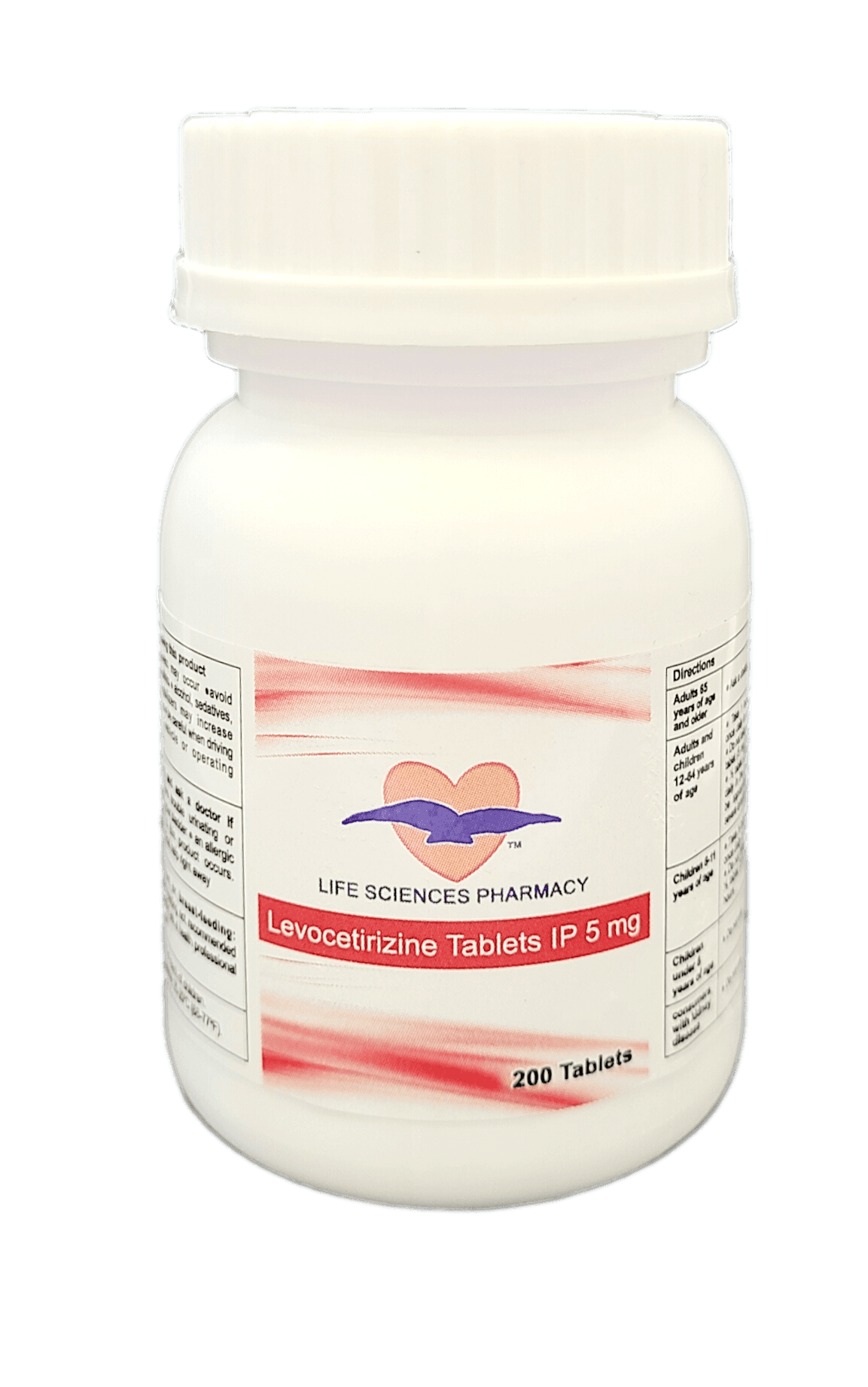 Levocetirizine Tablets 5 mg, 200 Count, Allergy Relief, Antihistamine ...