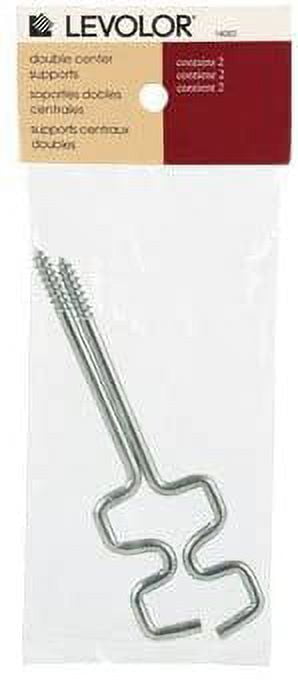 Levolor Curtain Rod Center Support Bracket 3-1/2" Projection Chrome - Walmart.com