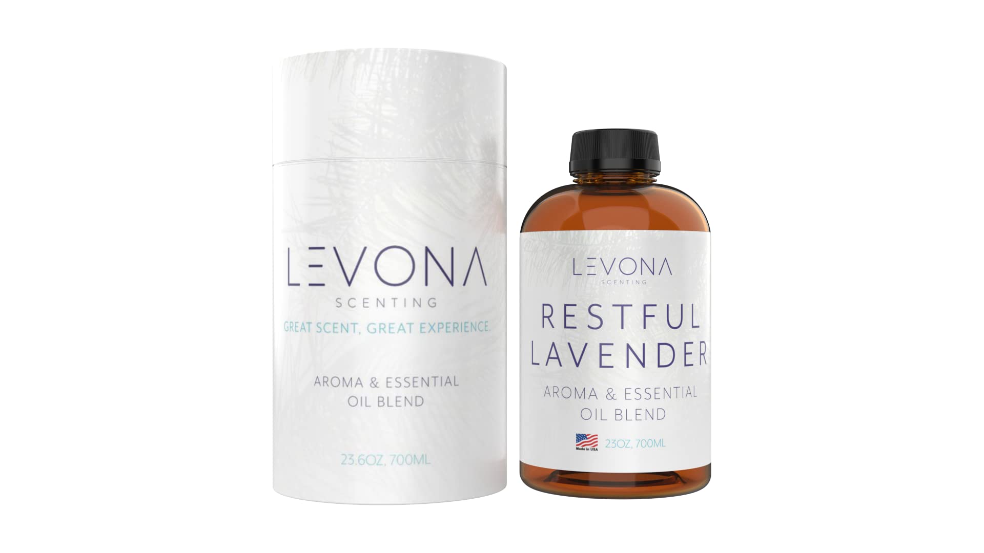 Levona Scents Pure Essential Oils For Diffusers For Home Luxury Scents - Restful Lavender ...