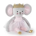 Levtex Baby Elise grey and Pink Princess Mouse Plush - Walmart.com
