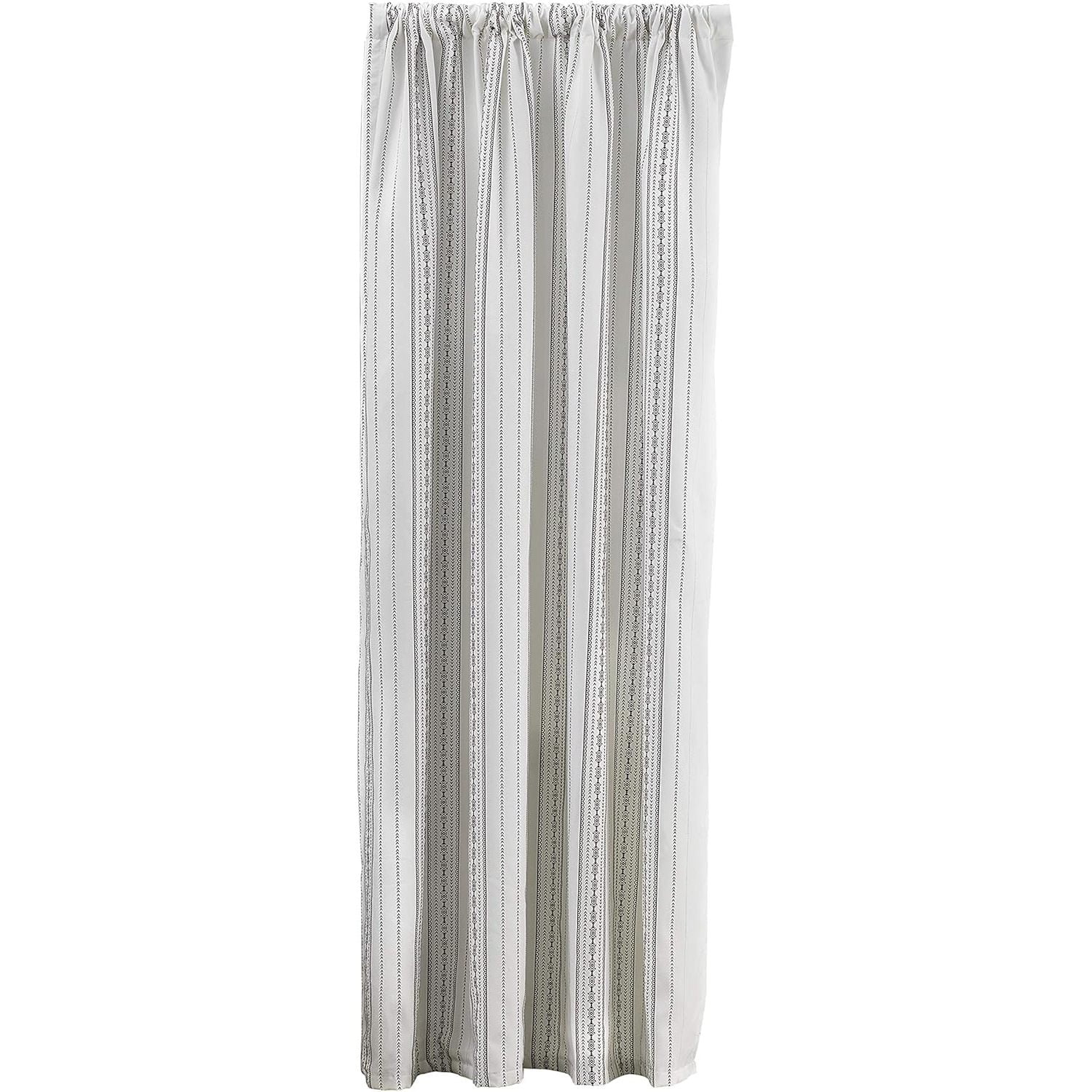 Levtex Baby - Geometric Stripe Drape Panel - Window Panel with Rod ...