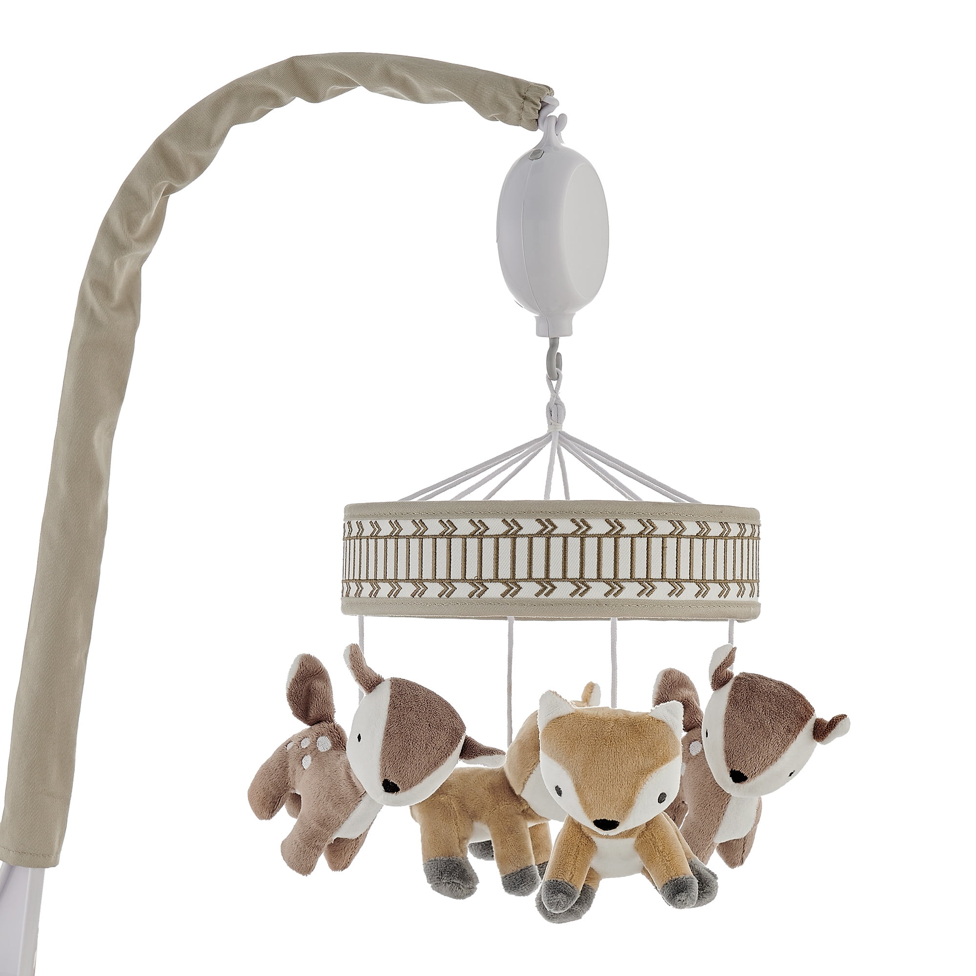 Levtex Baby - Woodland Pals Musical Rotating Baby Crib Mobile - Plush ...