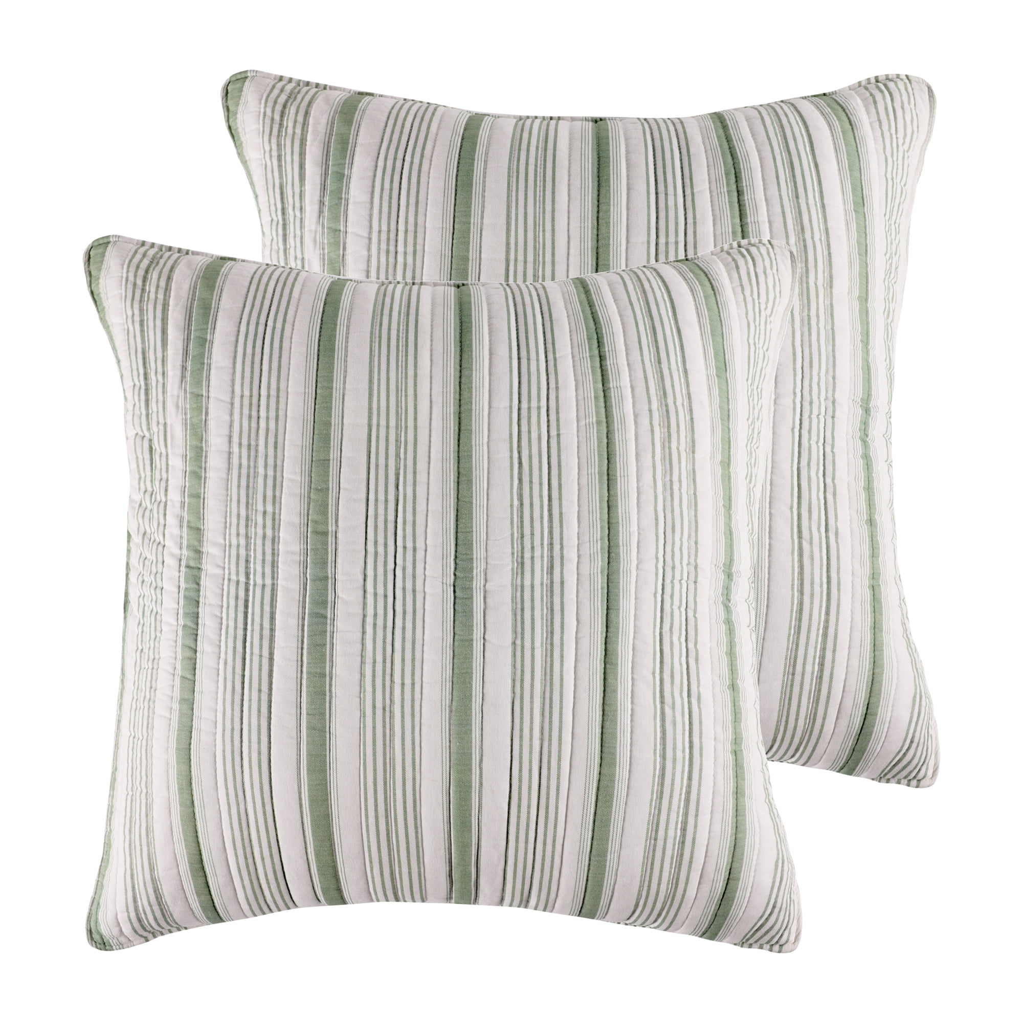 Levtex Home Camden Green Euro Sham - Set of 2 (26x26in) - No Insert ...
