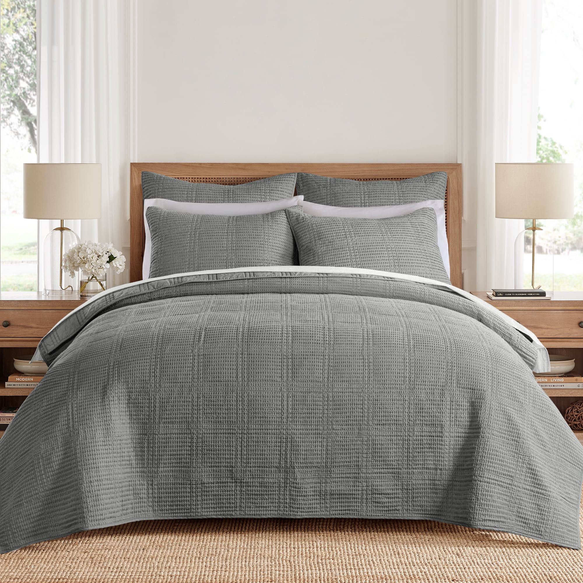 Levtex Home - Cloud Waffle Quilt Set - Twin Quilt and One Standard Sham ...