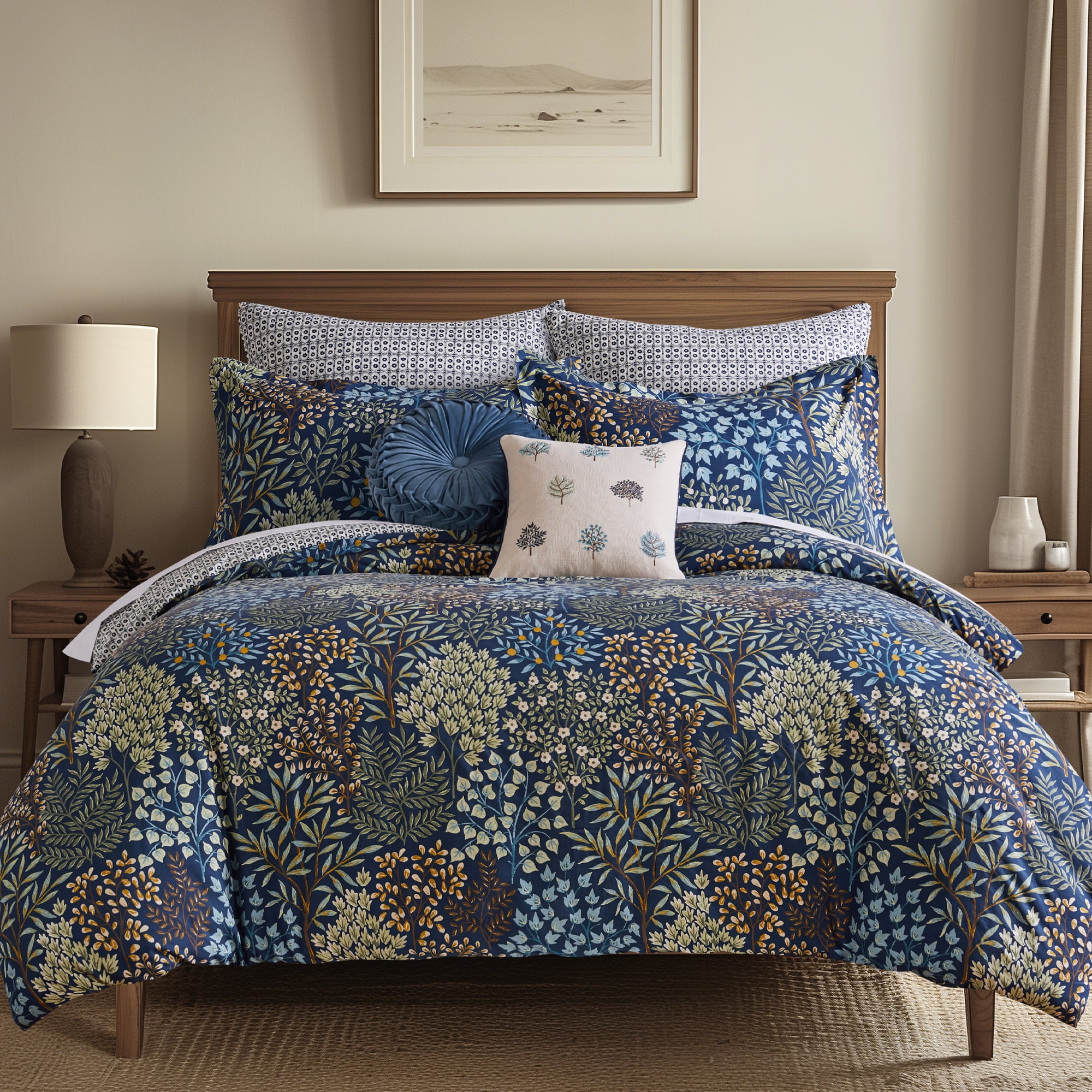 Levtex Home - English Forest Navy Comforter Set - Full/Queen Comforter ...