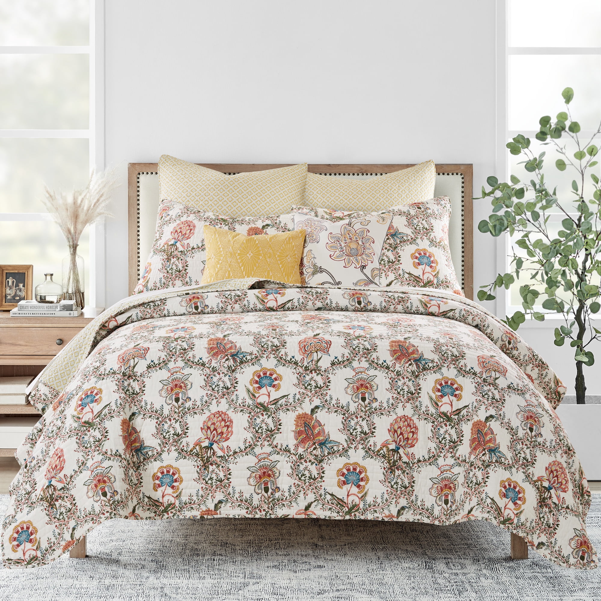 Levtex Home - Inaya Quilt Set - Full/Queen Quilt and Two Standard Shams ...
