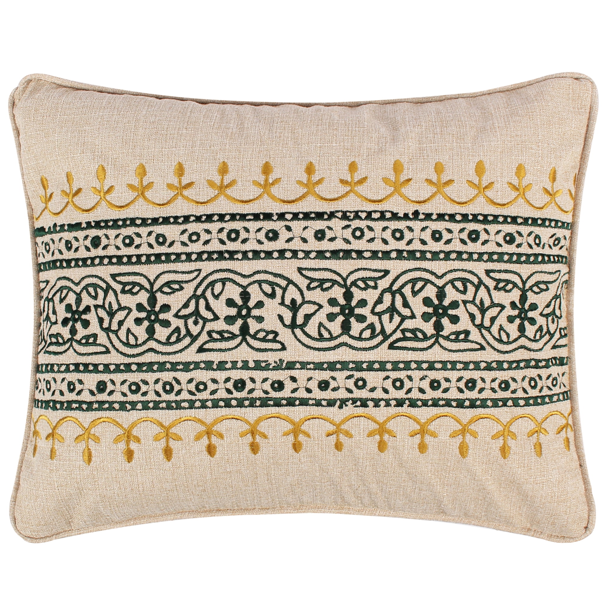 Levtex Home - Kimpton Green - Decorative Pillow (18 x 12in.) - Green ...