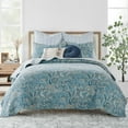 Levtex Home - Kimpton Navy Quilt Set - King Quilt and Two King Shams ...