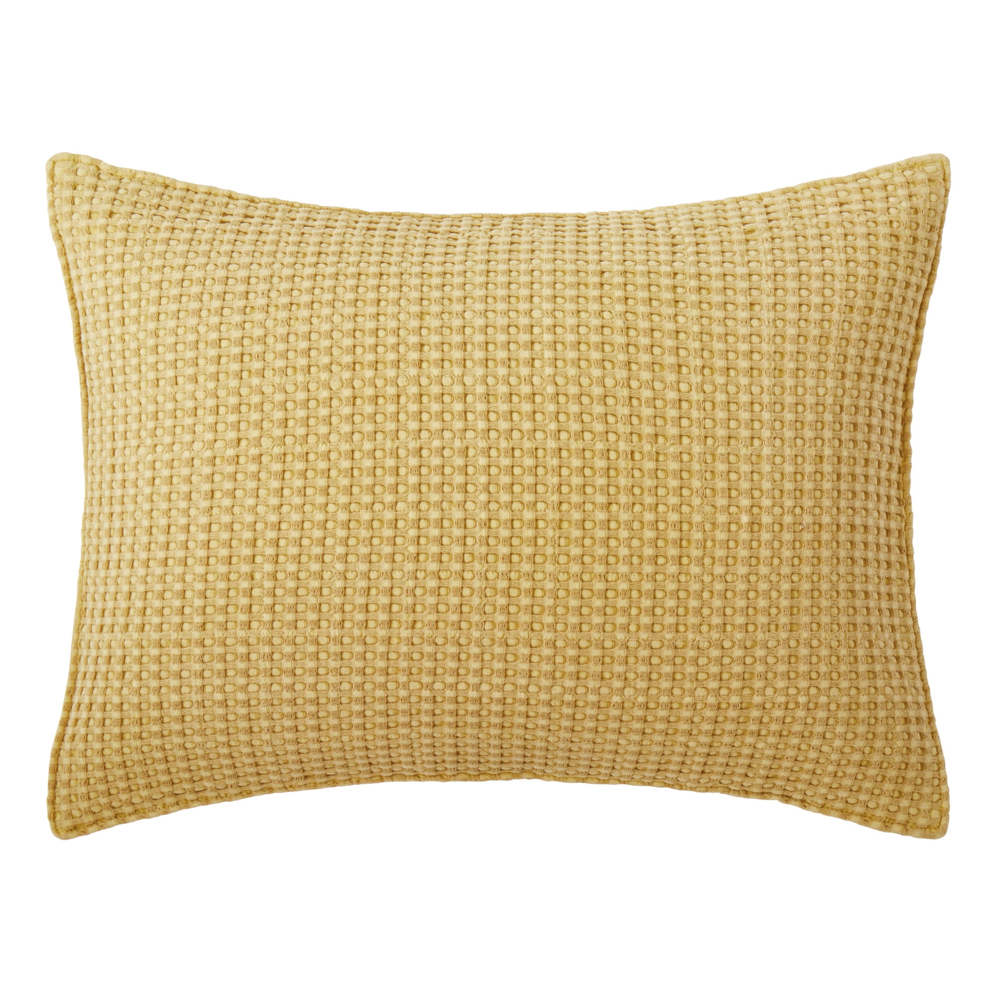 Levtex Home - Mills Waffle - Standard Sham - Waffle - Ochre - Sham ...