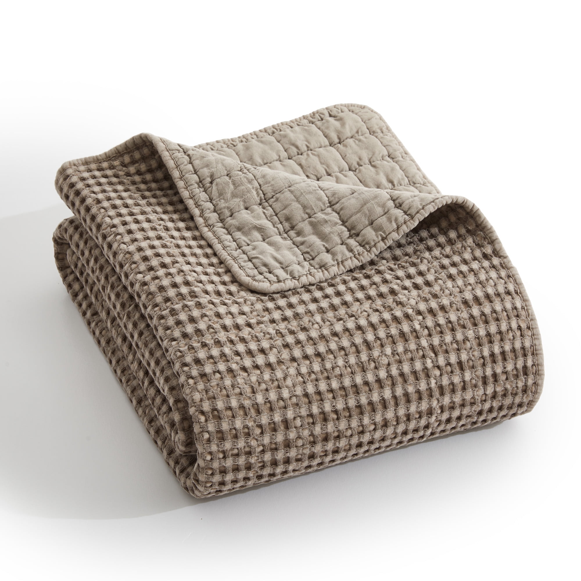 Levtex Home - Mills Waffle - Throw - Cocoa Cotton Waffle - Throw Size ...