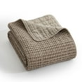 Levtex Home - Mills Waffle - Throw - Cocoa Cotton Waffle - Throw Size ...