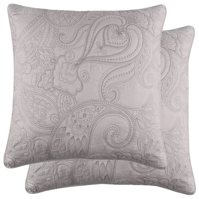 Levtex Home - Perla - Quilted Euro Shams Set of Two (26 x 26 in ...