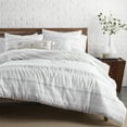 Levtex Home - Pickford Duvet Cover - King - Jacquard Tribal - Grey ...