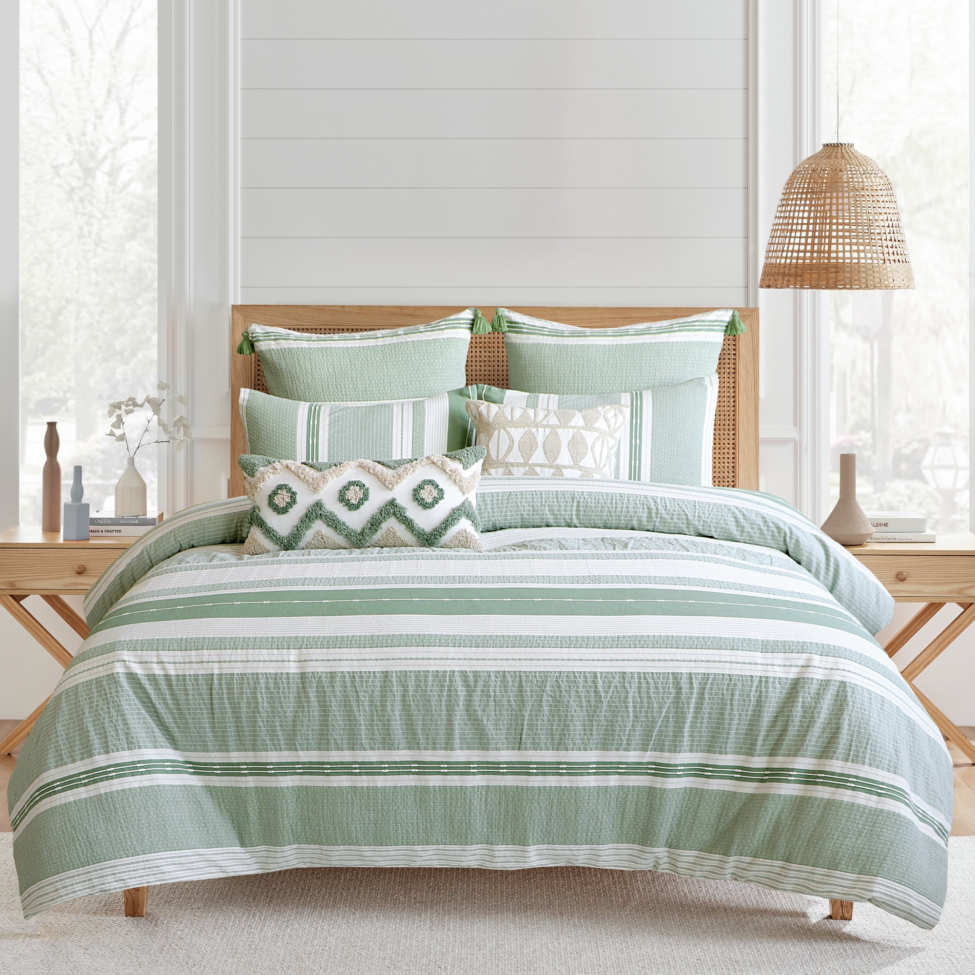 Levtex Home - Pickford Green Comforter Set - Twin Comforter + One ...