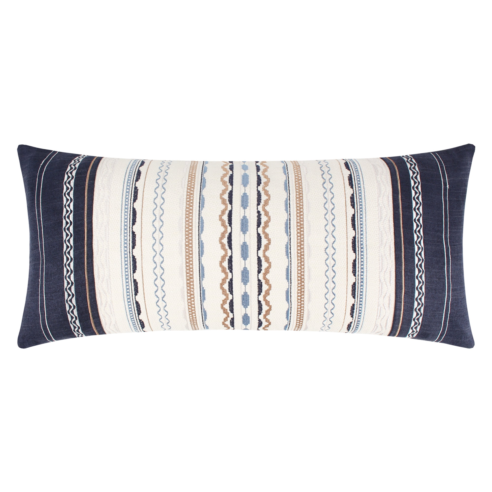 Levtex Home - Preston - Decorative Pillow (14 x 32in.) - Stripe - Navy ...