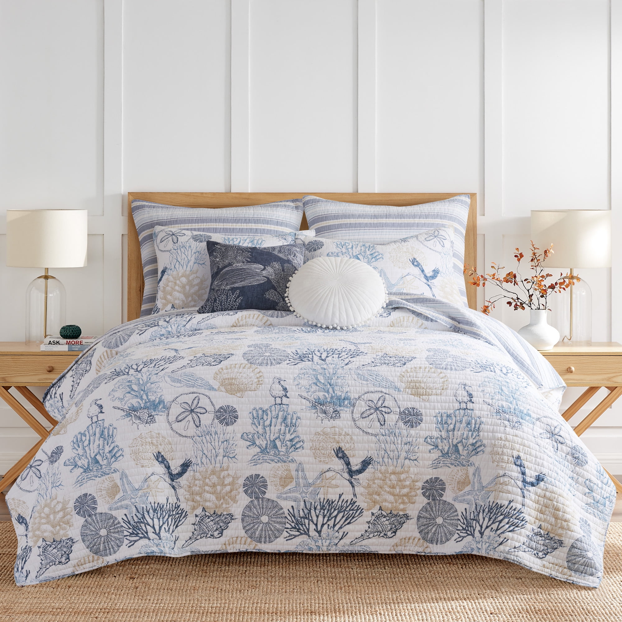 Levtex Home - Serena Sea Quilt Set - King Quilt and Two King Shams ...