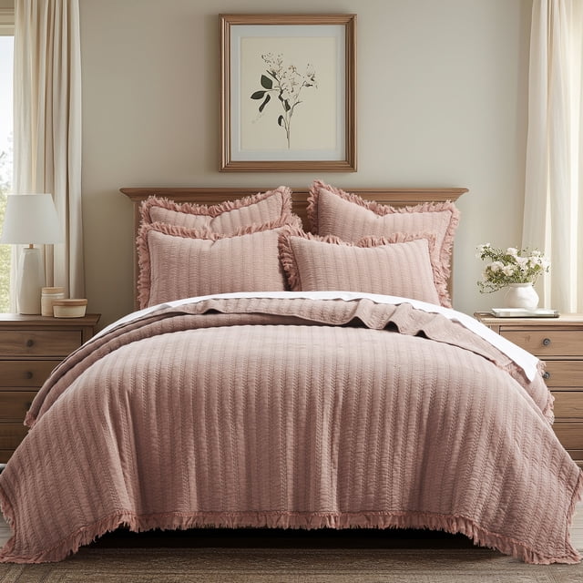 Levtex Home - Wilhemina Quilt Set - Full/Queen Quilt and Two Standard ...