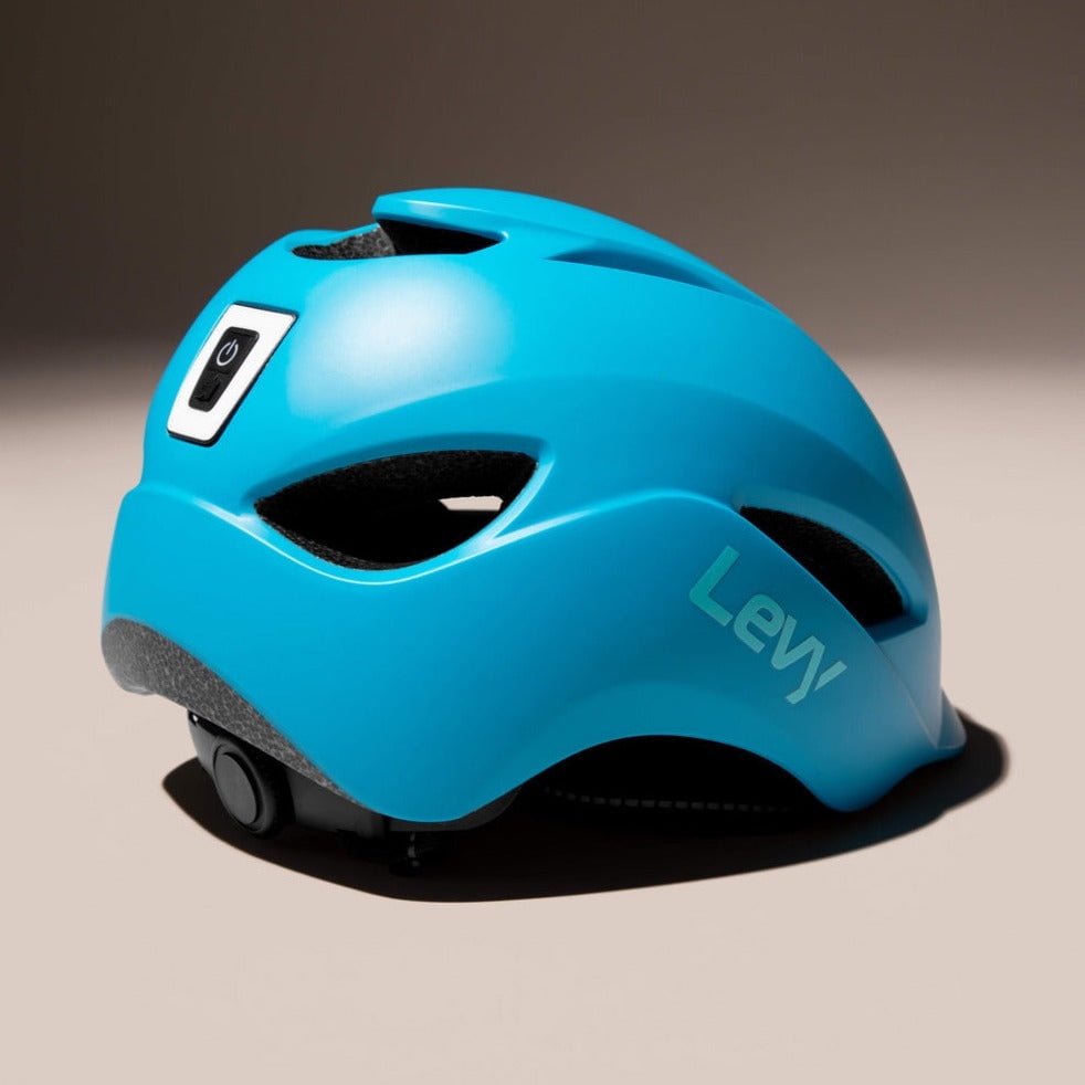 Levy Electric Adjustable Scooter & Bike Helmet with Rear LED Light ...