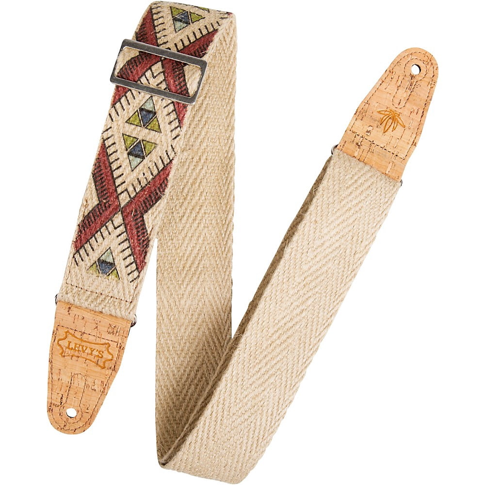 Levy's MH8P 2 inch Wide Hemp Guitar Strap Multi-Colored - Walmart.com