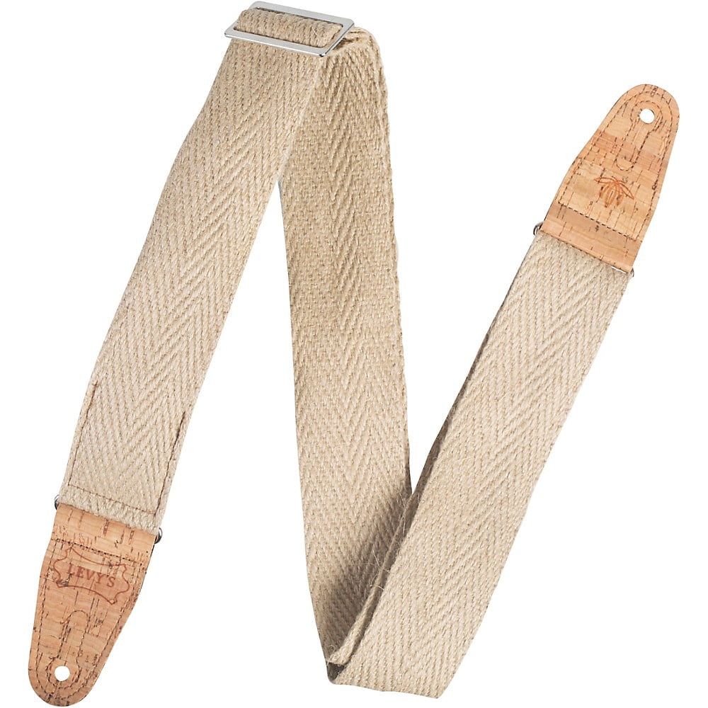Levy's MH8P 2 inch Wide Hemp Guitar Strap Natural - Walmart.com