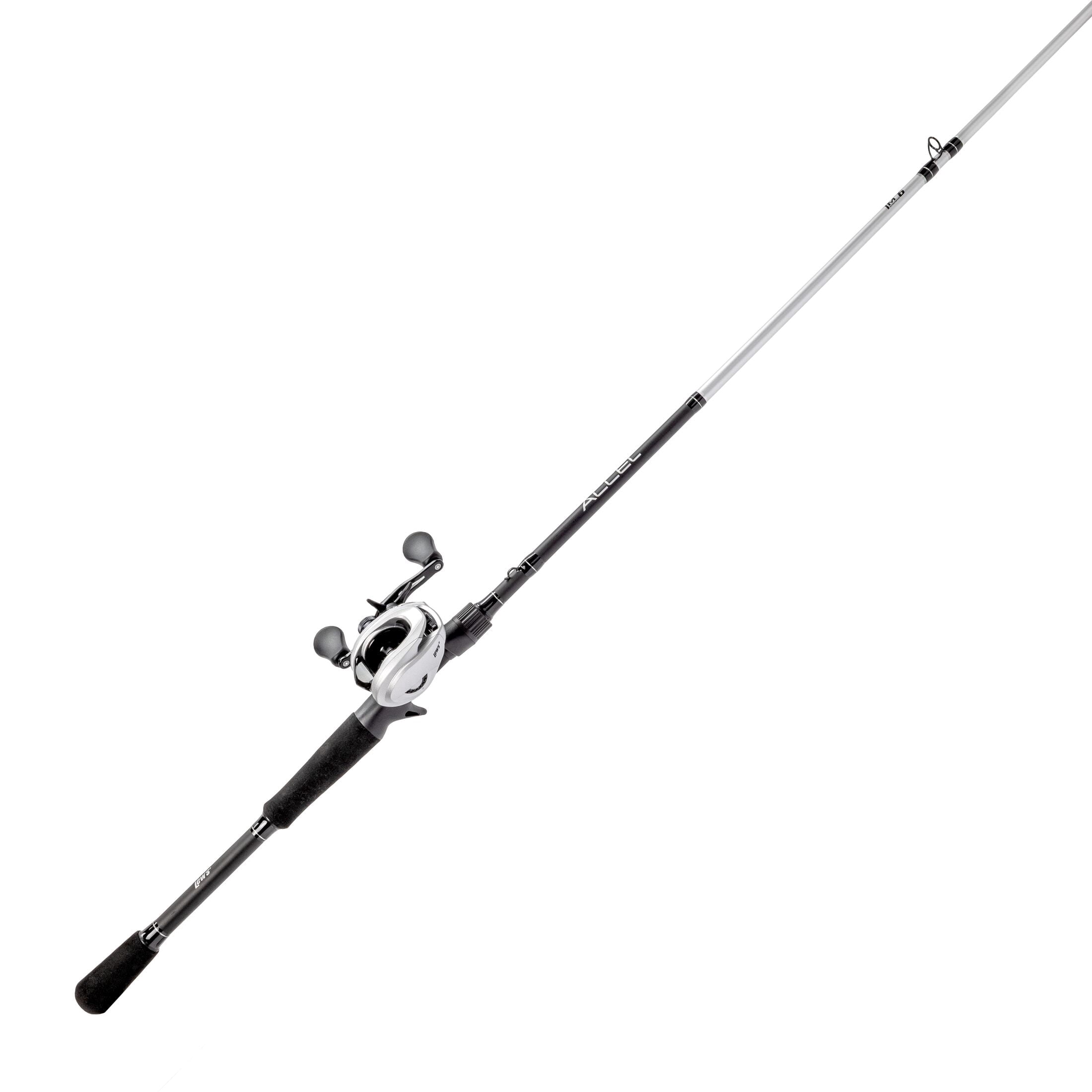 Lew’s Accel Baitcast Reel and Fishing Rod Combo, 7-Foot, 1-Piece Rod ...