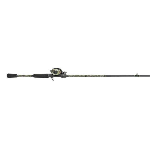 Lew's American Hero Camo Baitcast Reel and Fishing Rod Combo, 7-Foot ...