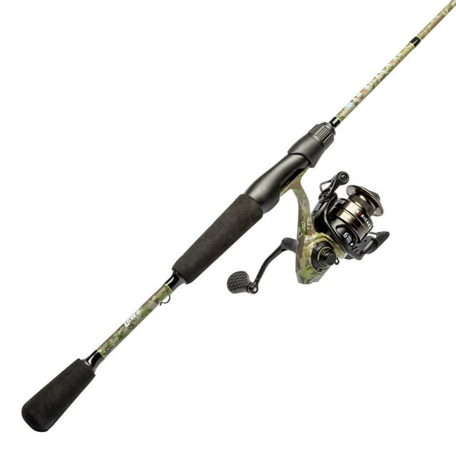 Lew's American Hero Camo Spinning Reel and Fishing Rod Combo, 6-Foot 2 ...