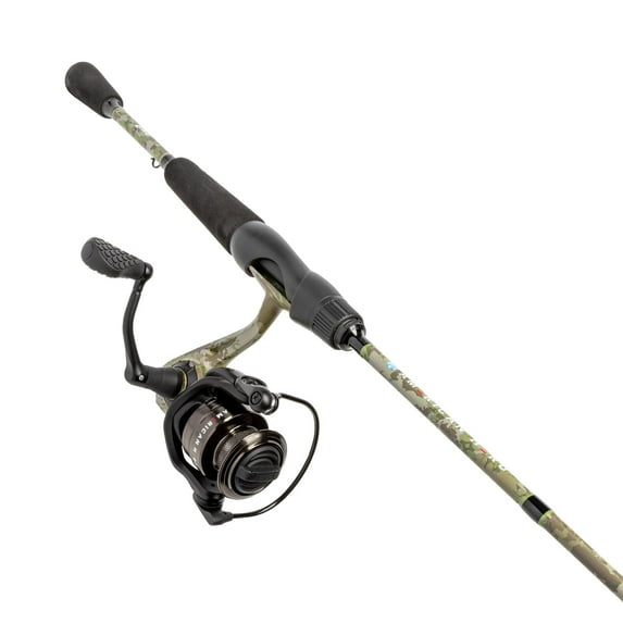 Lew's American Hero Camo Spinning Reel and Fishing Rod Combo, 7-Foot 2 ...