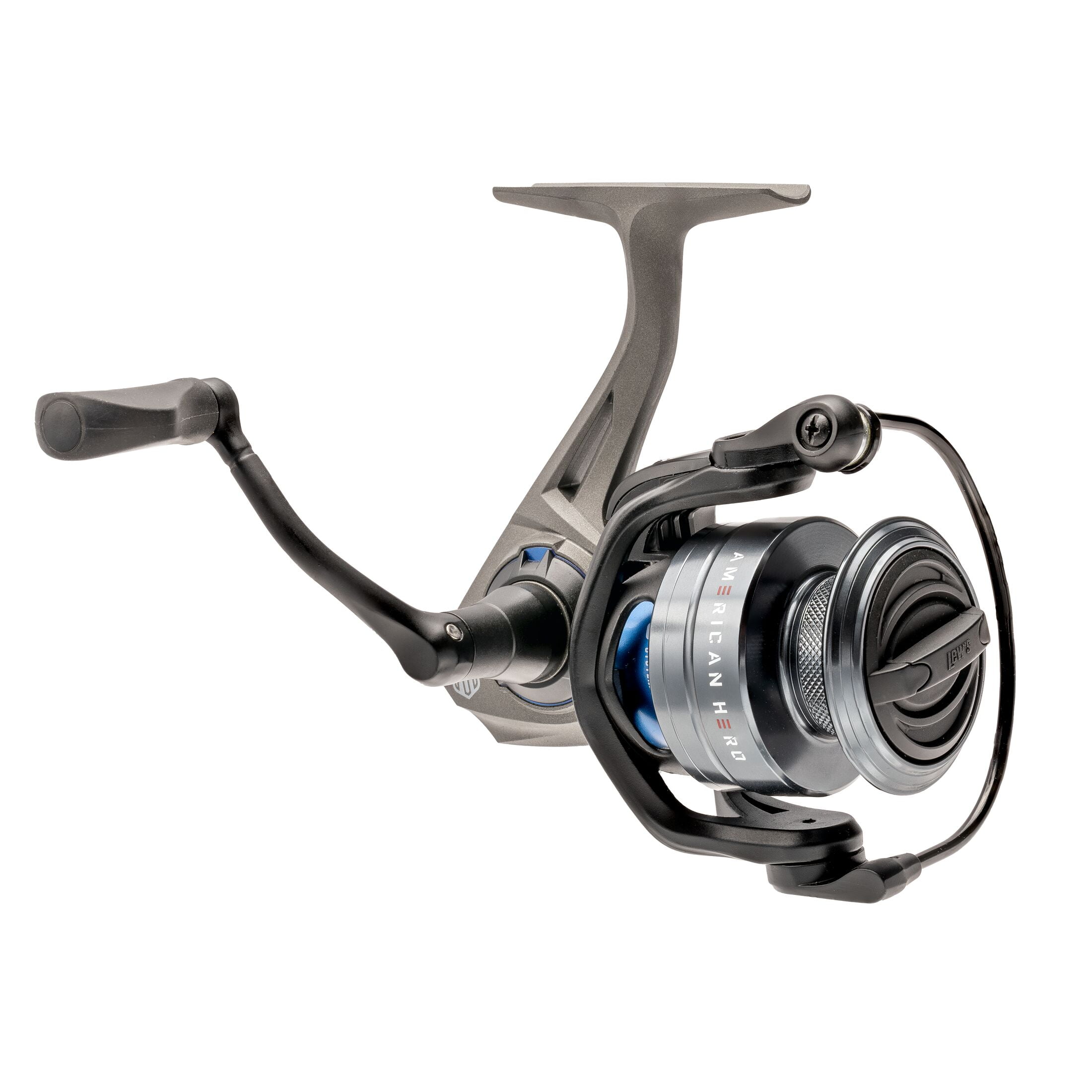 Lew’s American Hero Spinning Fishing Reel, Size 100 Reel, 4+1 Bearings ...